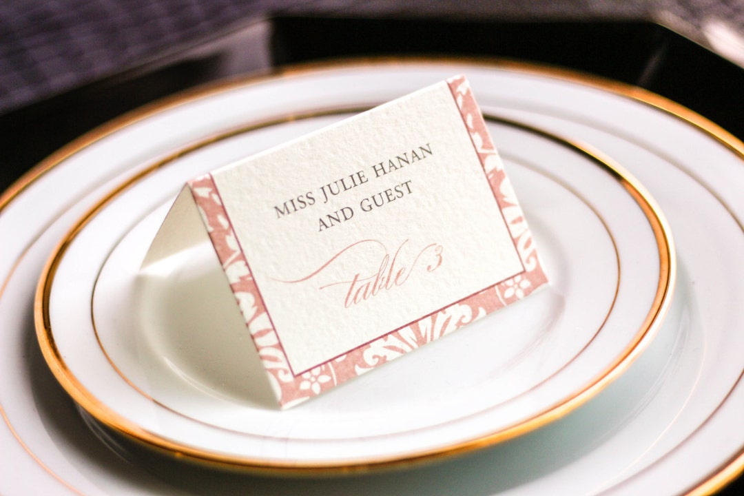 Wedding Placecards, Reception Seating, Event Place Cards, Dinner Party ...