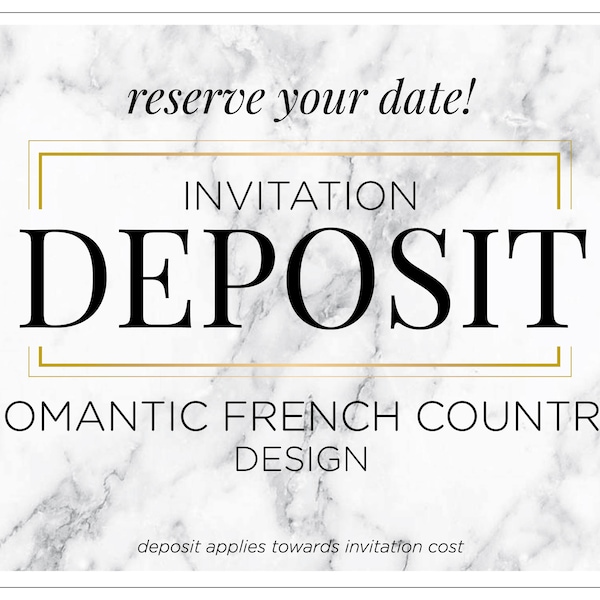 French Invitation - Etsy