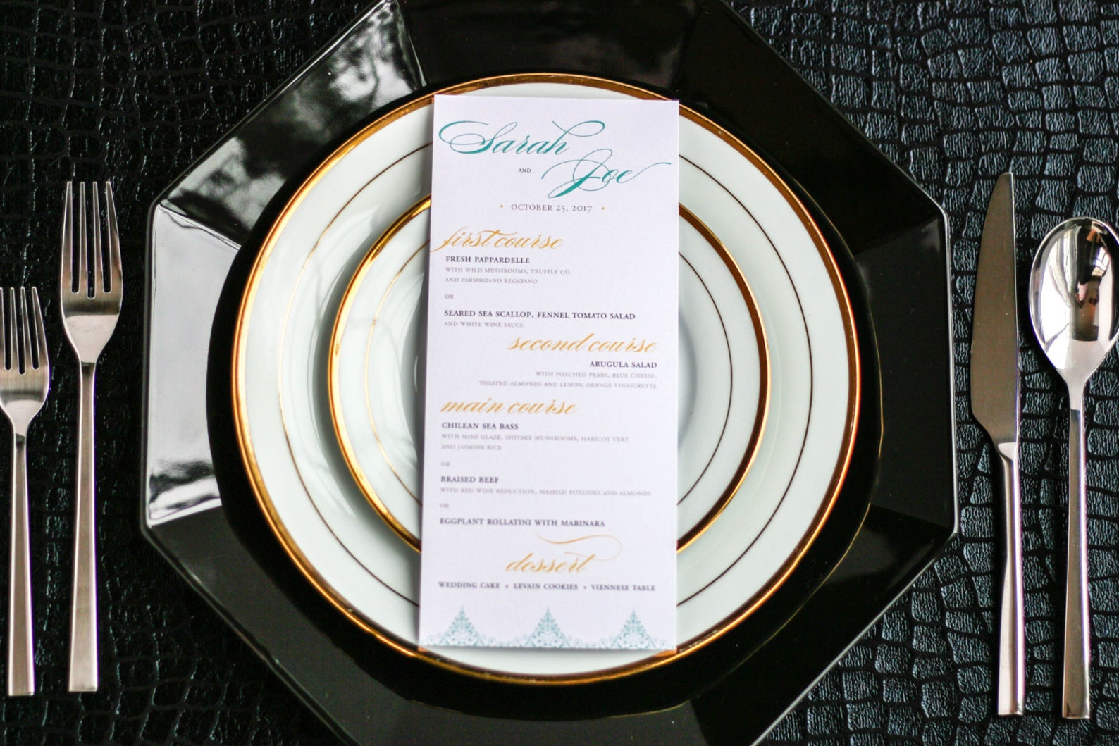 Dinner Reception Menu Mehndi Event Indian Wedding Bohemian | Etsy