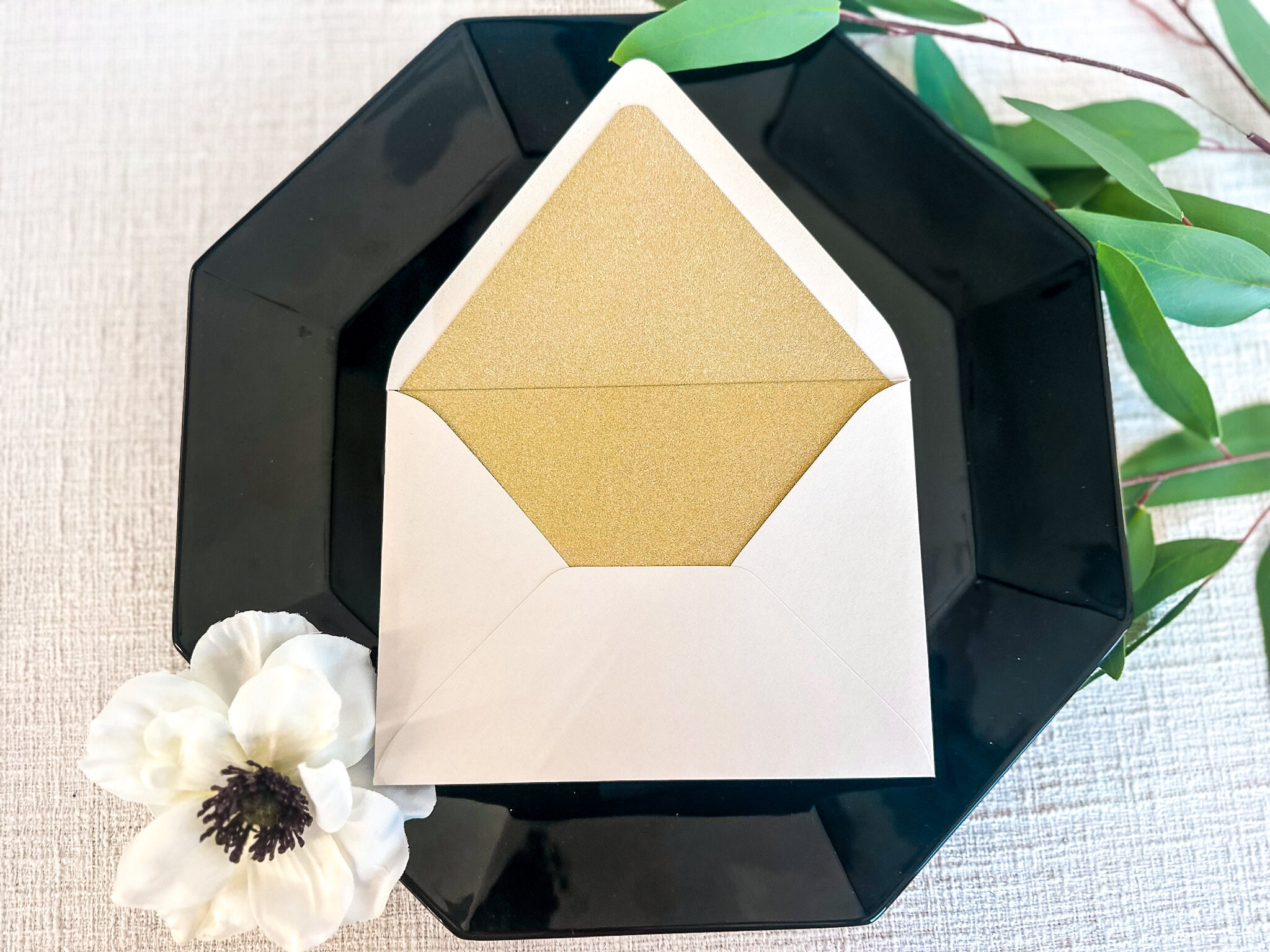 Vintage Wedding Invitation, Regal Navy & Gold, Modern Calligraphy ...