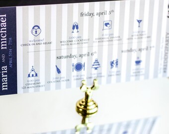 Preppy Schedule Card - Etsy