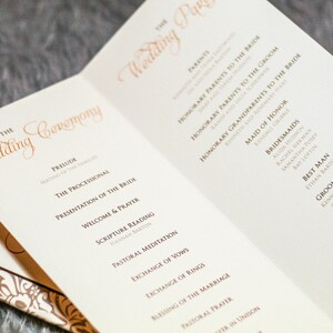 Damask Wedding Programs, Wedding Booklet Programs, Damask Wedding, Elegant Programs ...