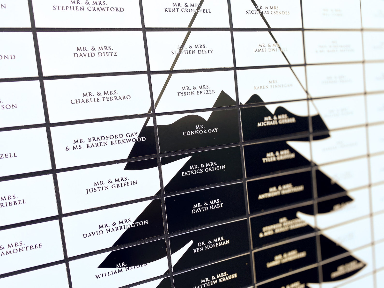Logo Seating Chart Ideas Business Event Place Cards Black - Etsy