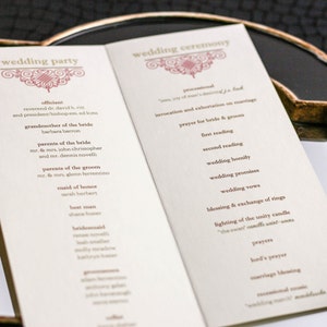 Vintage Wedding Programs, Indian Wedding, Wedding Ceremony Programs ...