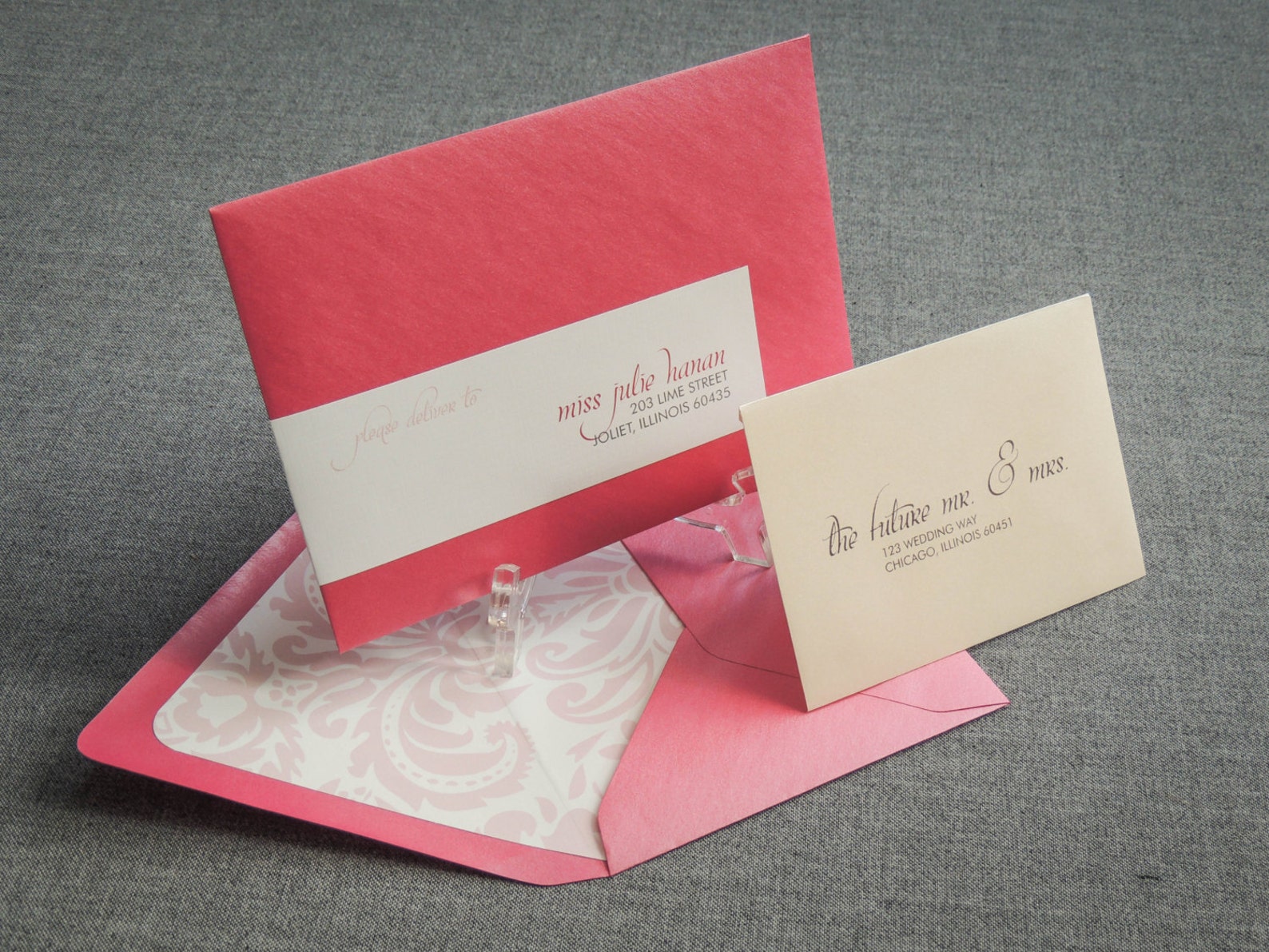 Baby Shower Invitation Ribbon Wedding Invitations Pink Party - Etsy