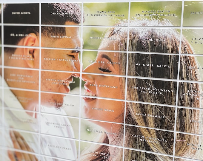 Magnetic Photo Seating Chart - Etsy