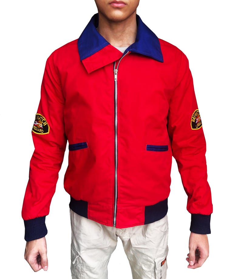 Men's Baywatch David Hasselhoff Lifeguard Beach Life Style Red Cotton ...