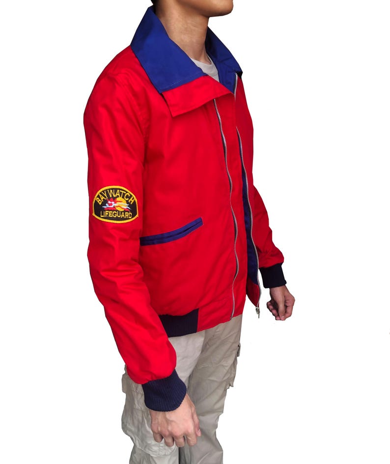 Men's Baywatch David Hasselhoff Lifeguard Beach Life Style Red Cotton ...