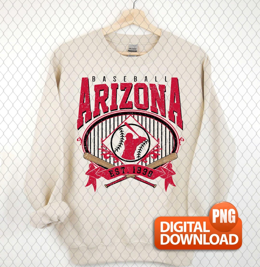 Vintage Arizona Baseball Png | Vintage Arizona Baseball PNG| Baseball ...