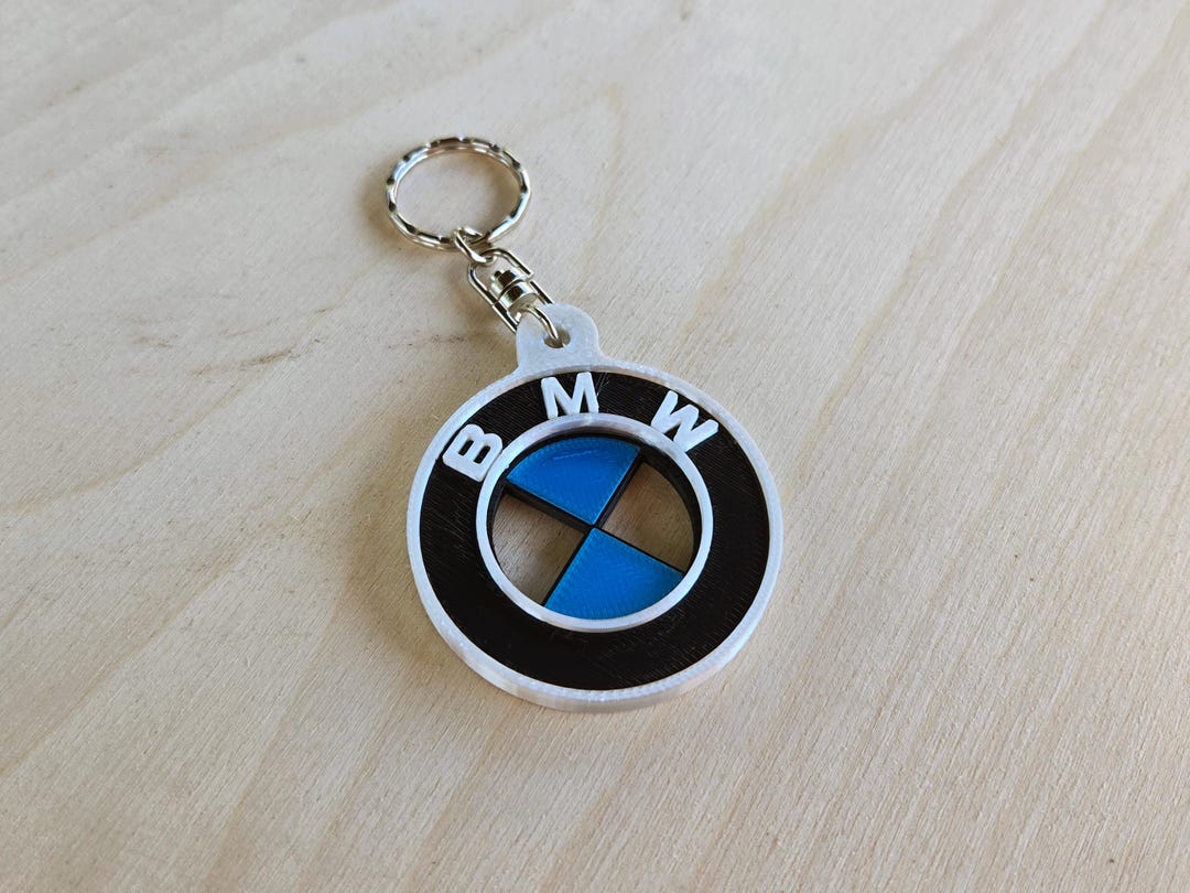 BMW Keychain: Rotating Emblem, Luxury Car Key Ring - Etsy