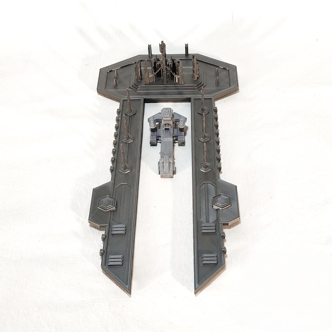 3D Printed Lantean Space Dock: Sci-fi Diorama Terrain - Etsy