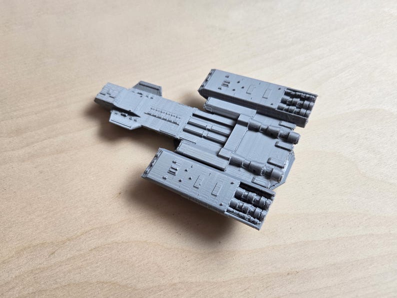 D - Class Star Cruiser Model | 3D Printed Sci-fi Spaceship | Collector ...