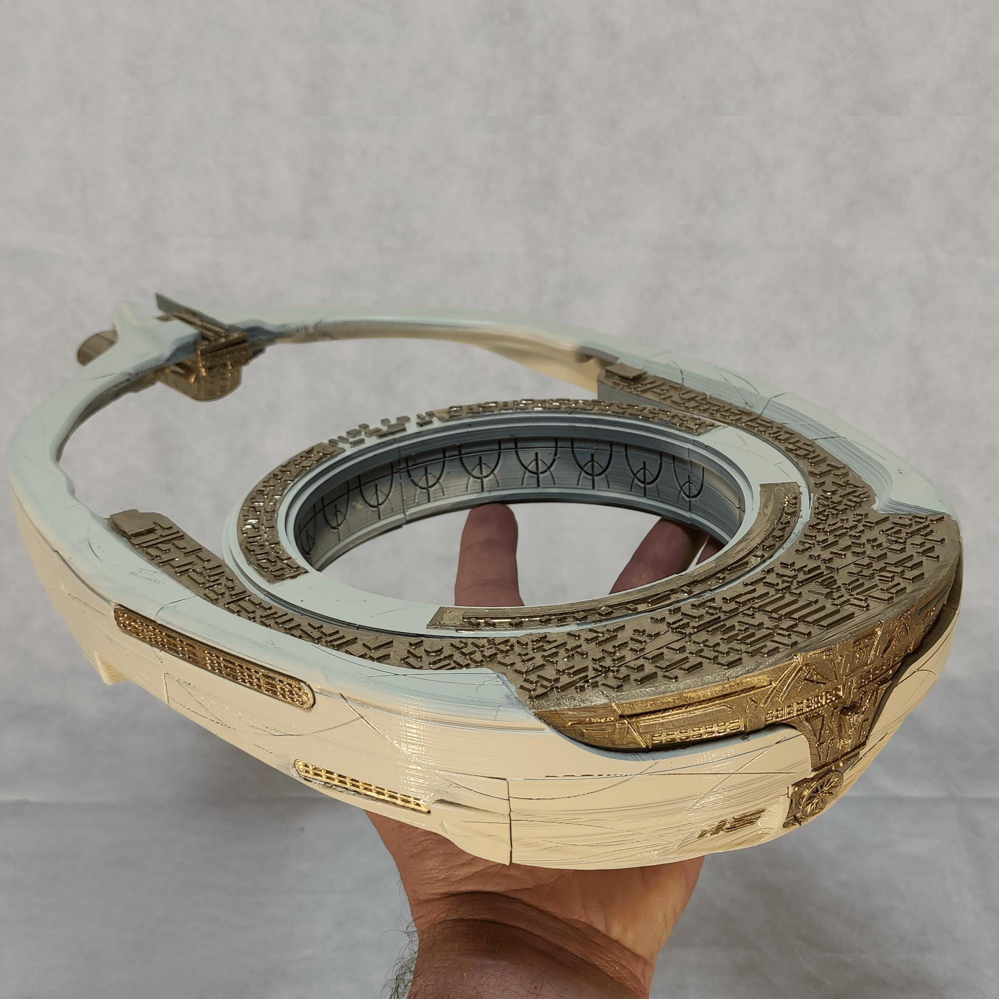 Ascended Empire Warship | 3D Printed Sci-fi Battle Cruiser | Collector ...