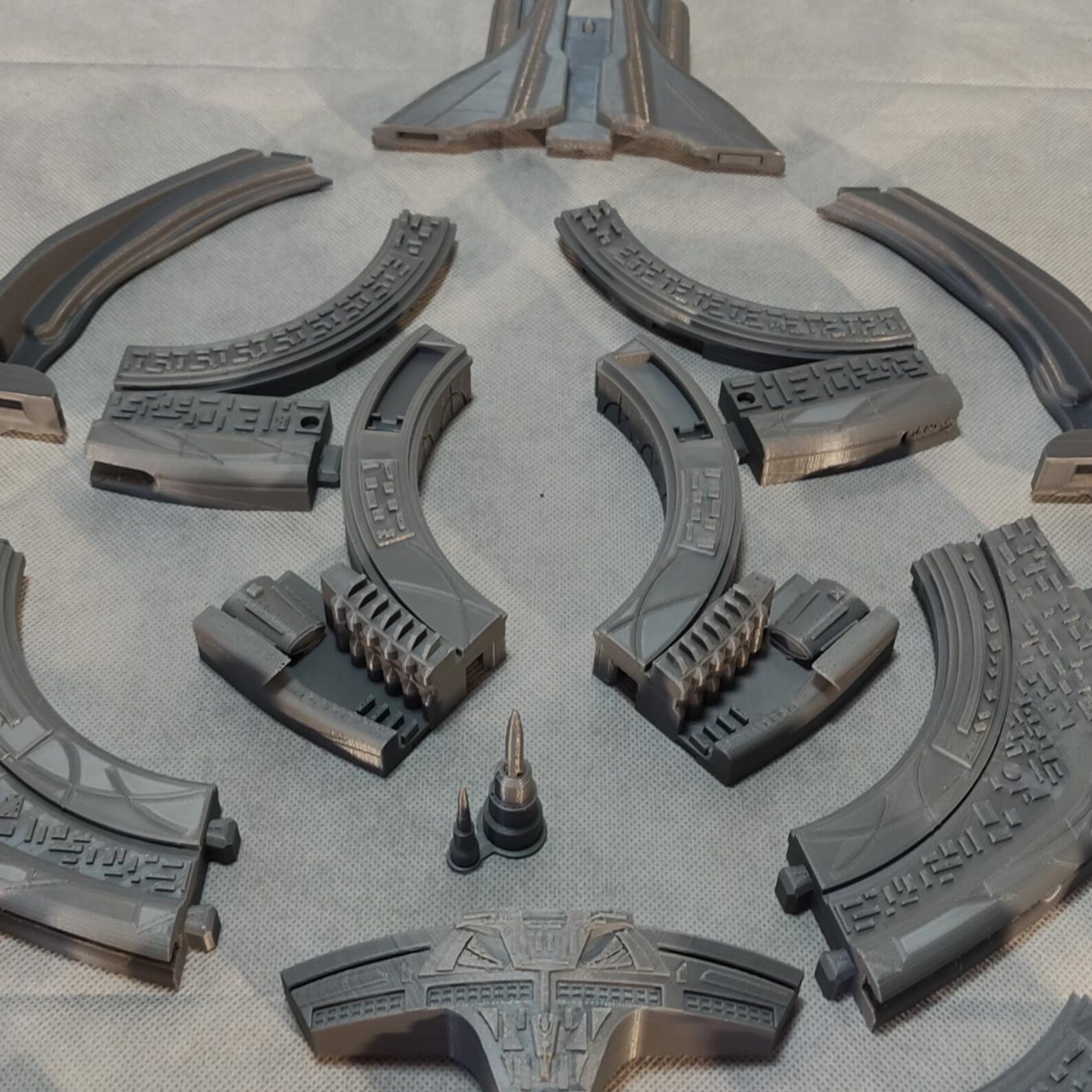 Ascended Empire Warship | 3D Printed Sci-fi Battle Cruiser | Collector ...