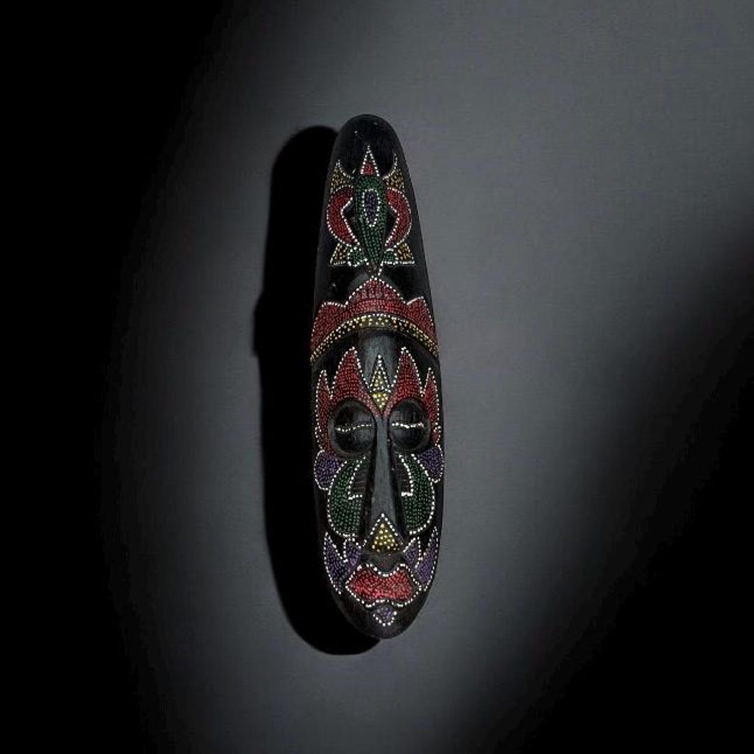 Handcrafted African Decorative Mask - Etsy