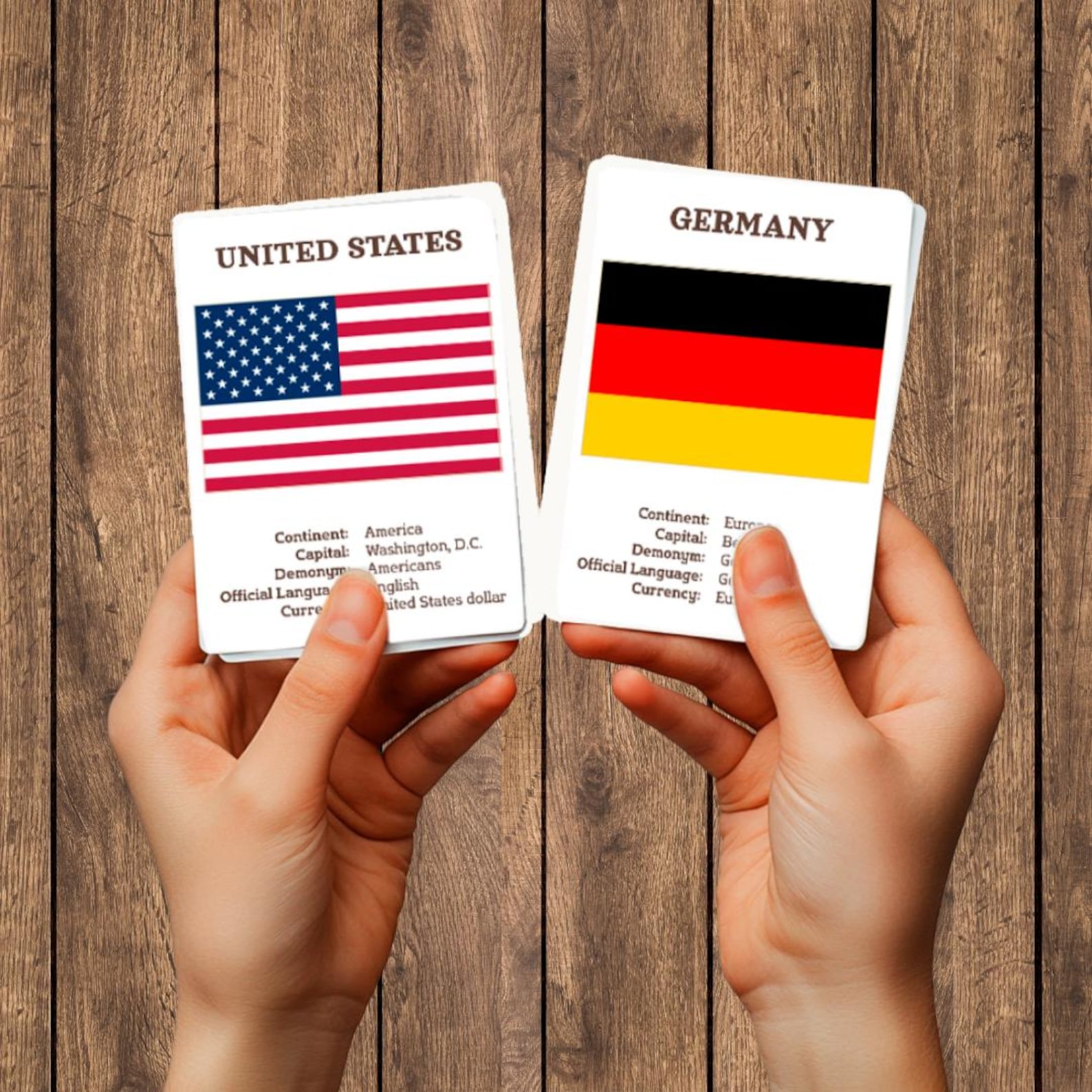 197 Country Flags Flash Cards | World Flags Printable PDF | Geography ...
