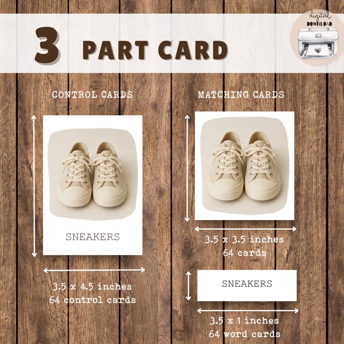 Montessori Clothing Flashcards: Toddler Learning Activity (printable ...