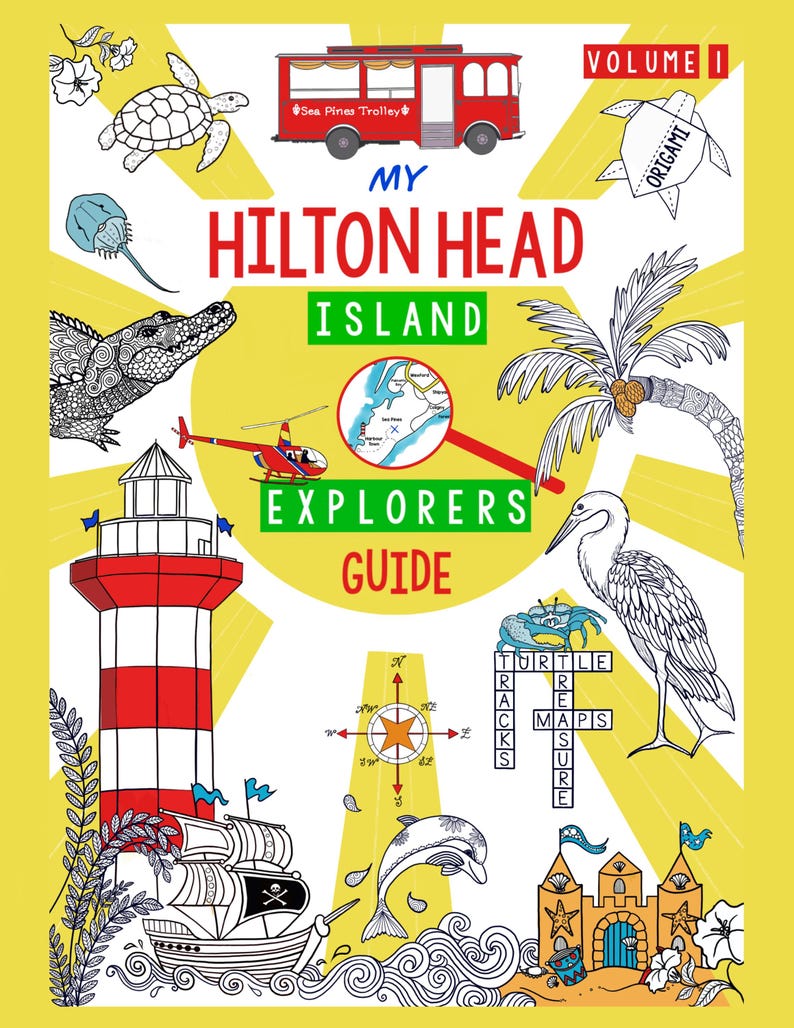 My Hilton Head Island Explorer Guide - Fun Puzzles, Games, Coloring ...