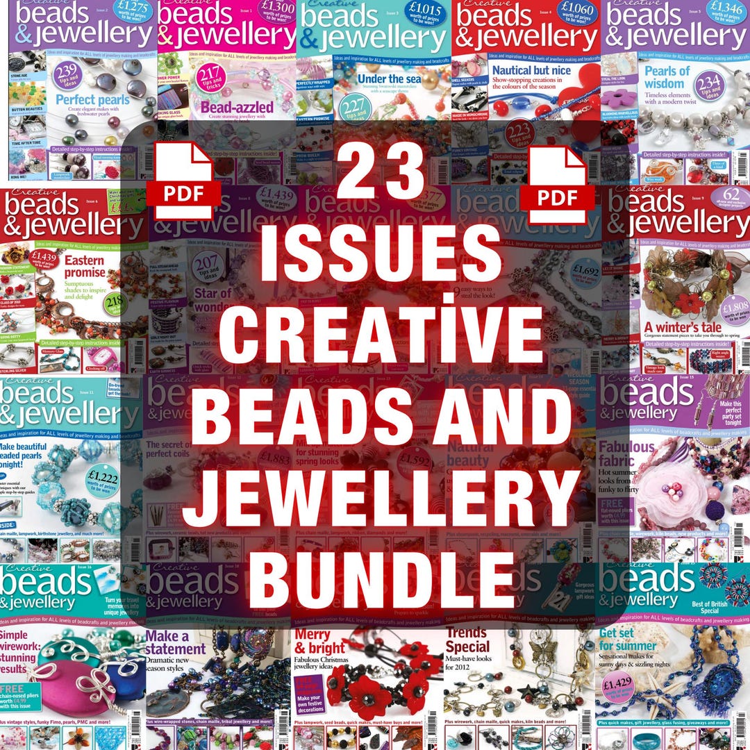 Creative Beads and Jewellery PDF Bundle, 23 Magazine Issues, Jewelry ...