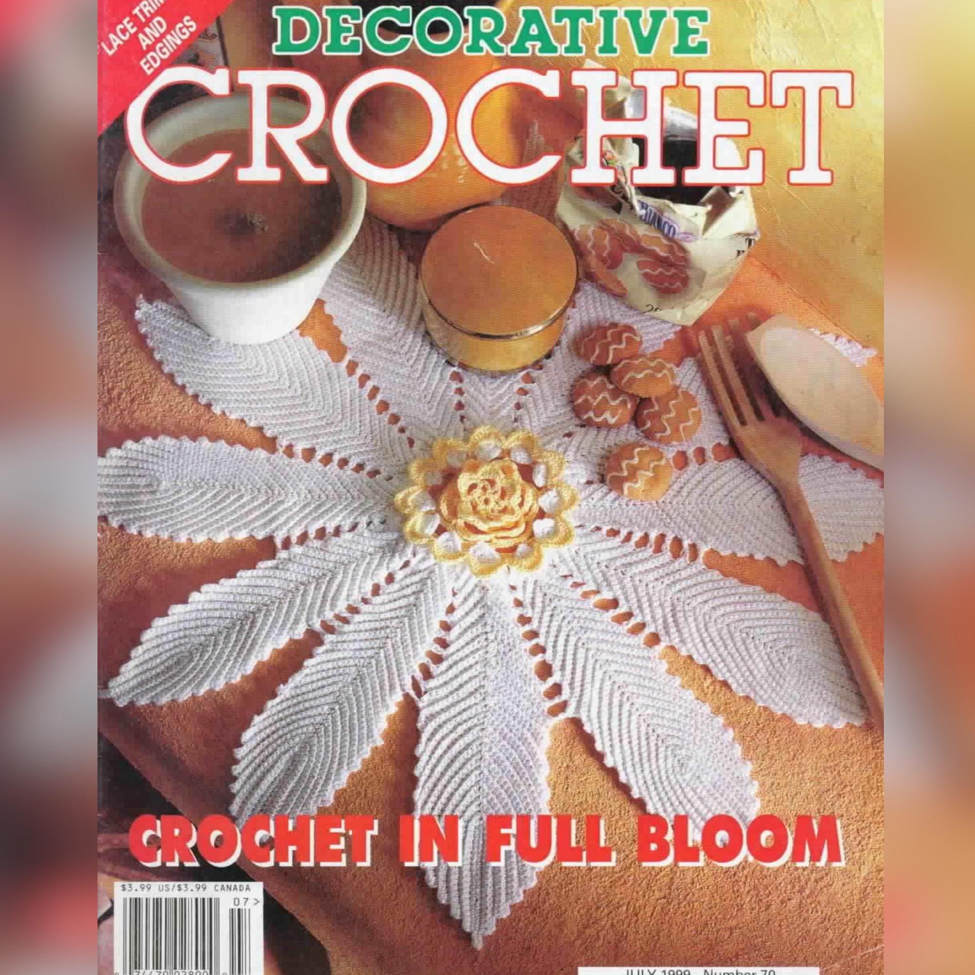 90 Vintage Decorative Crochet and Crochet Monthly PDF Bundle, Digital ...