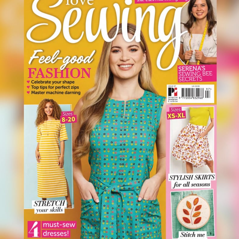Love Sewing Magazine Bundle PDF, 115 Issues Dressmaking Patterns ...