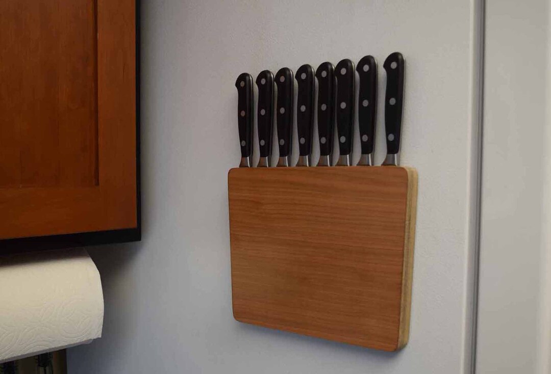 Magnetic Knife Block -keystone Mini. Easy as a Fridge Magnet to Install ...