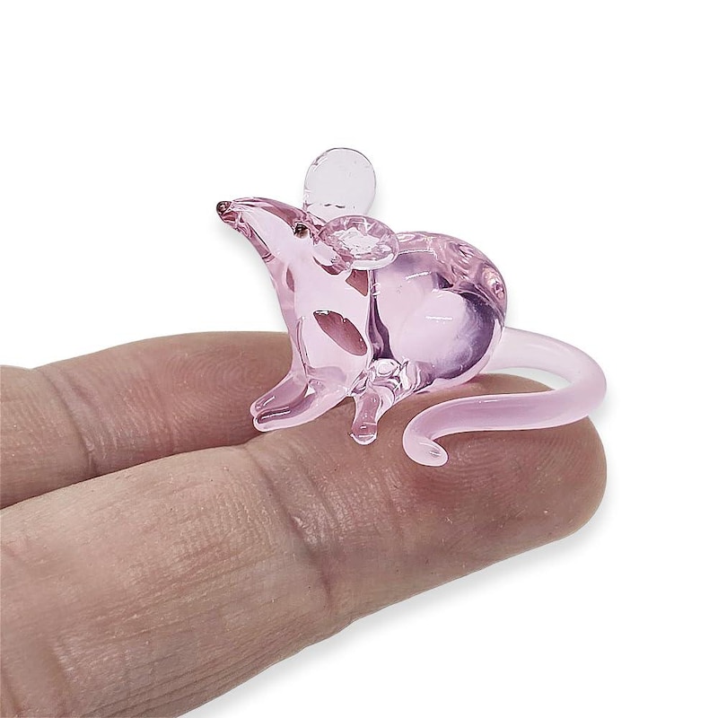 Blown Glass Mouse - Etsy