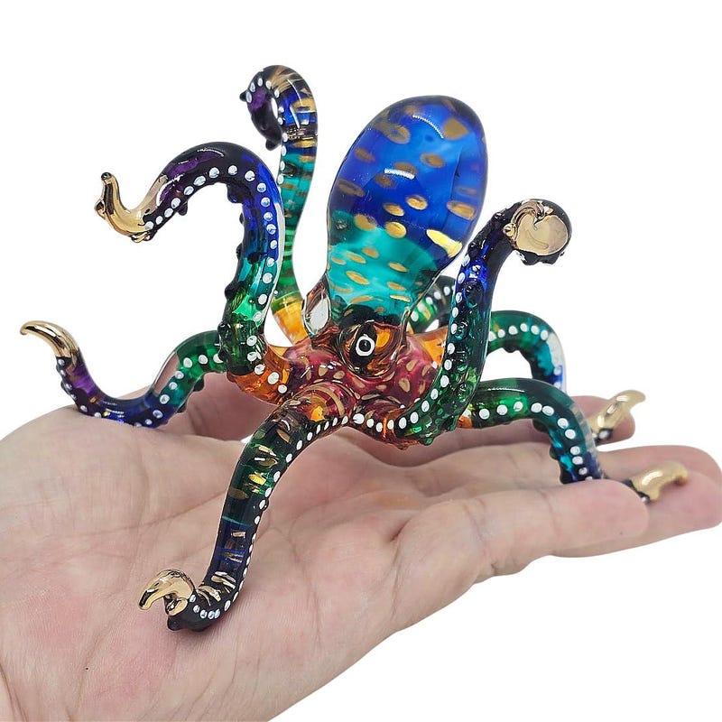 Blown Glass Squids - Etsy