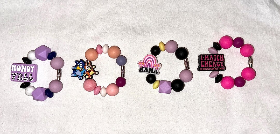 Silicone Beaded Cup Charms - Etsy