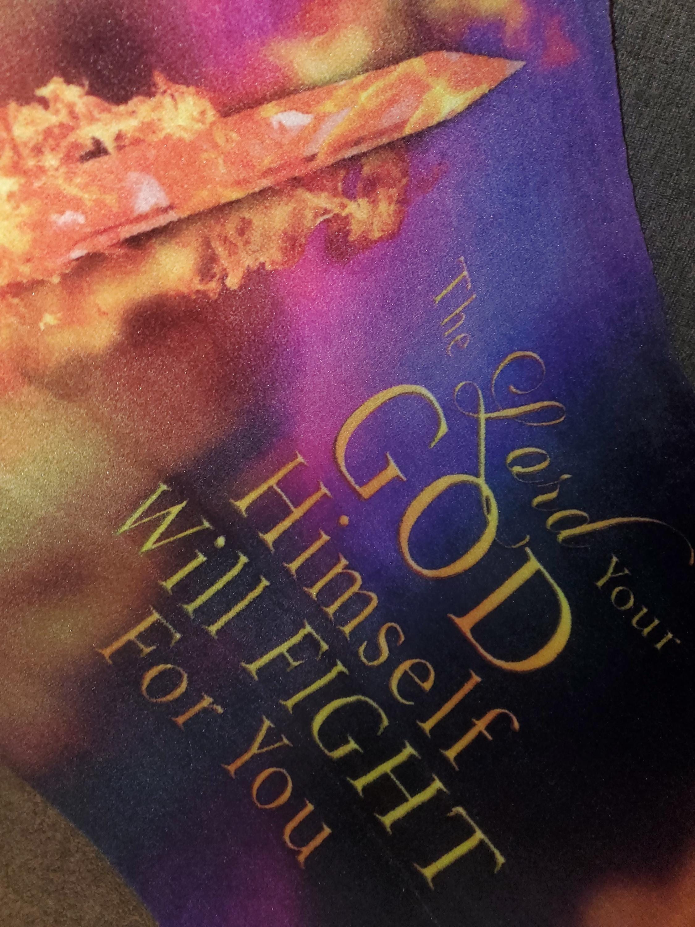 Tufted Rug , Prayer Mat, Fire Sword, Christian Design, God Fights for ...