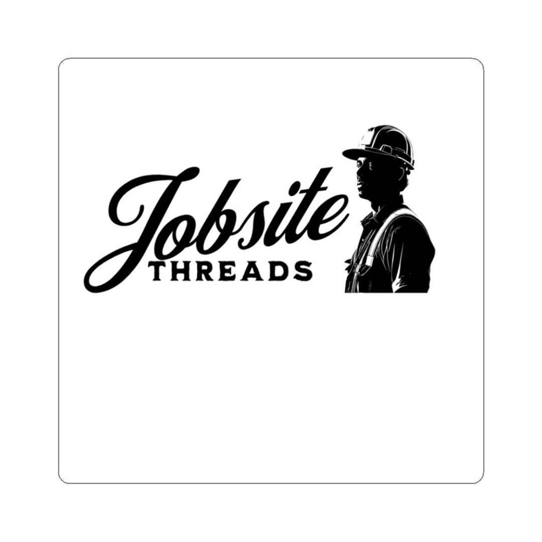 Jobsite Threads Logo Sticker - Tough Tradesman Decal for Hard Hat ...