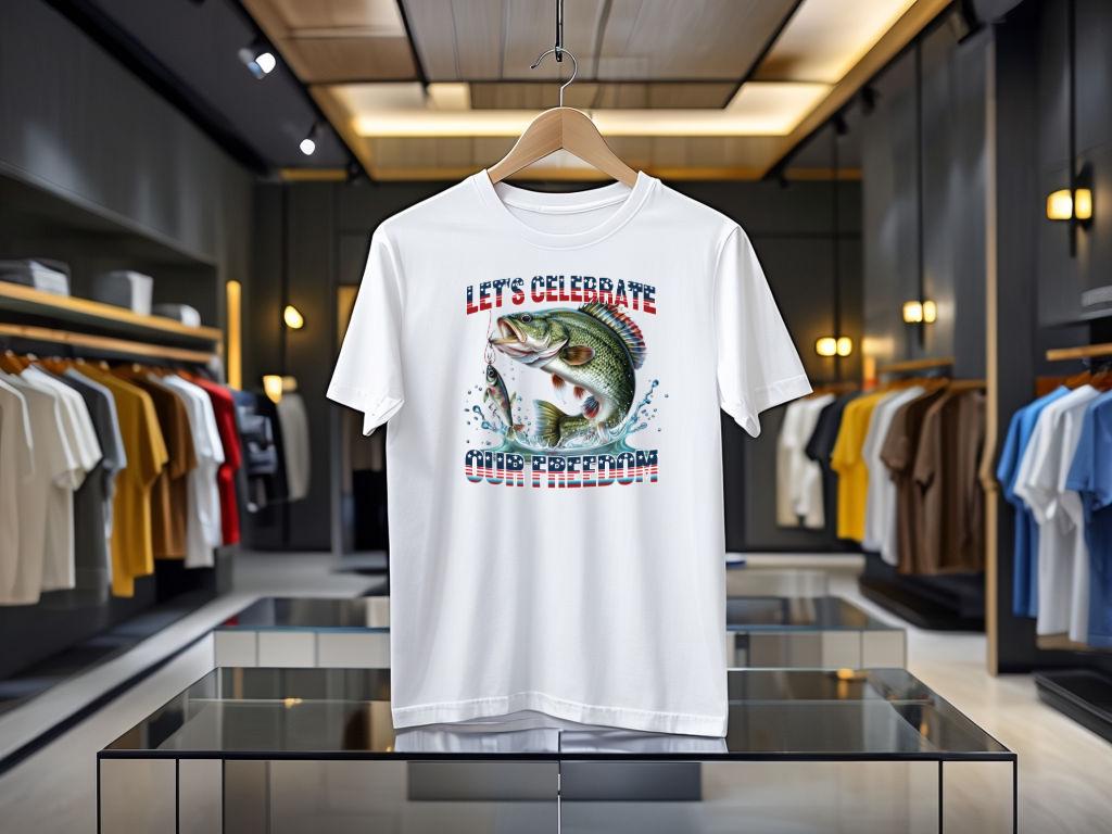 Let's Celebrate Our Freedom (bass Fishing) - Etsy