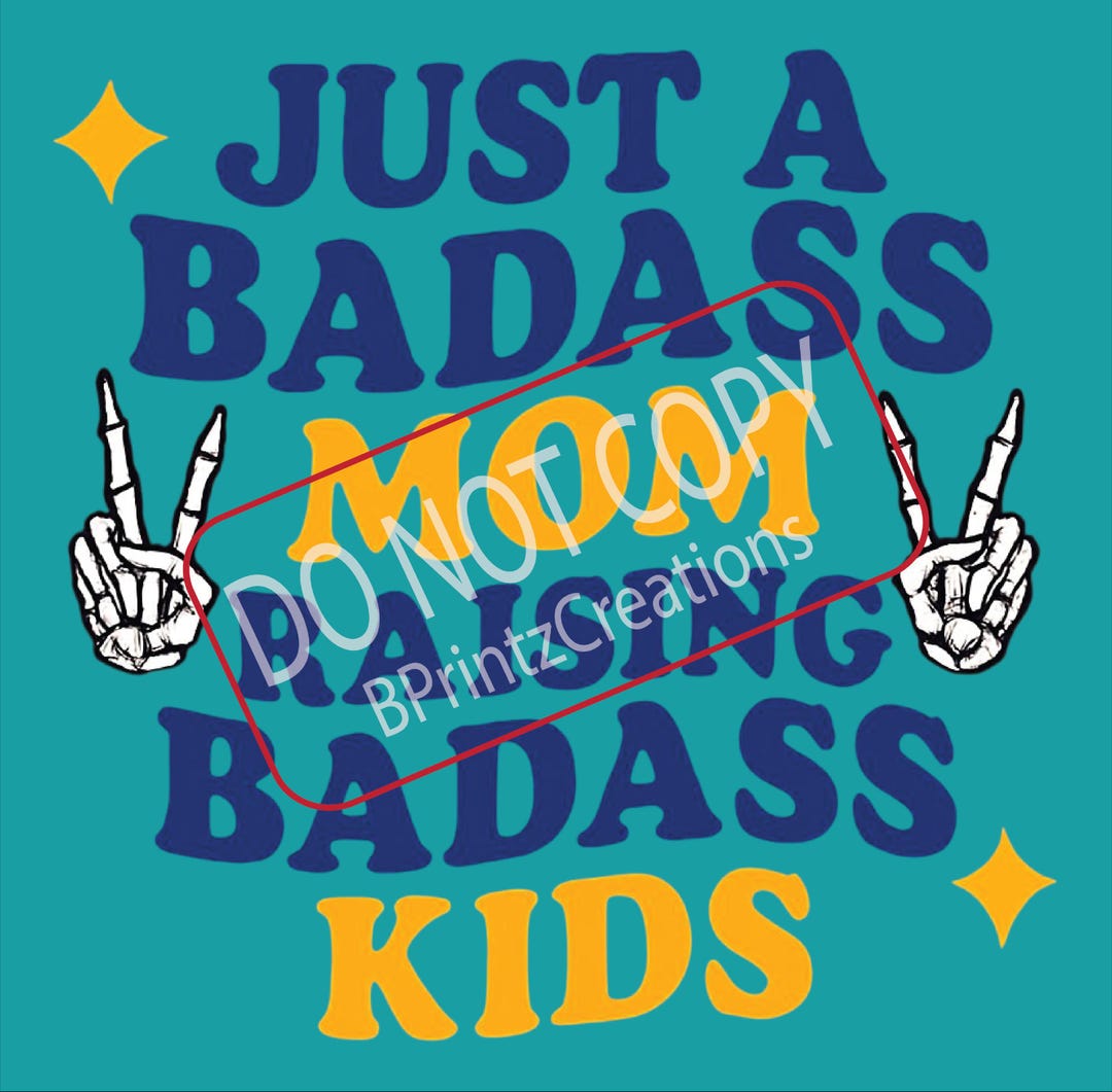 Badass Mom Raising Badass Kids - Etsy
