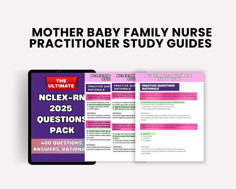 NCLEX-RN 2026 Study Guide: 400 Practice Questions & Exam Tips PDF ...