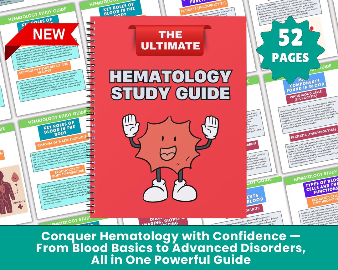 UPDATED: Nursing Hematology Study Guide 2025, Hematologic Disorders ...