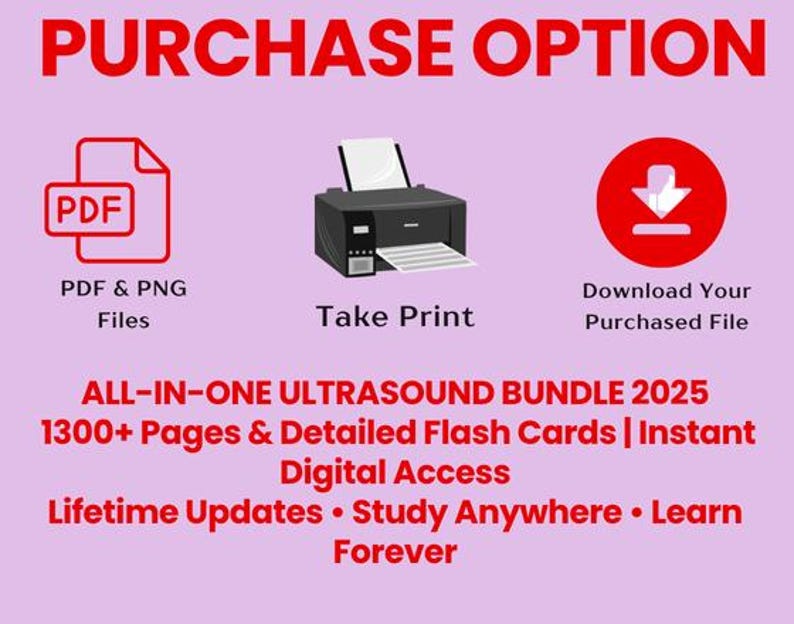 Abdomen Ultrasound Study Guide Bundle: Sonography Exam Prep (digital ...