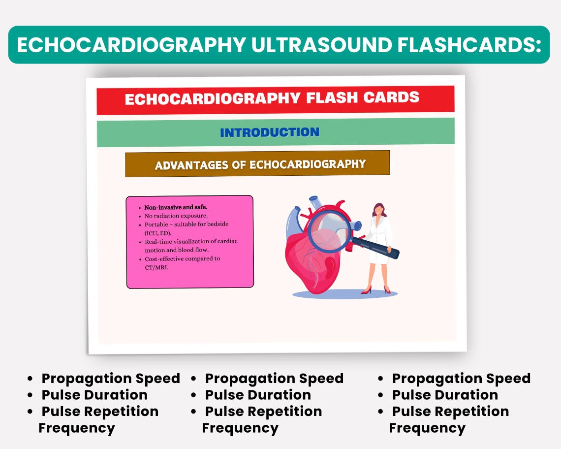 Echocardiography Flashcards | Cardiac Sonography Study Guide ...