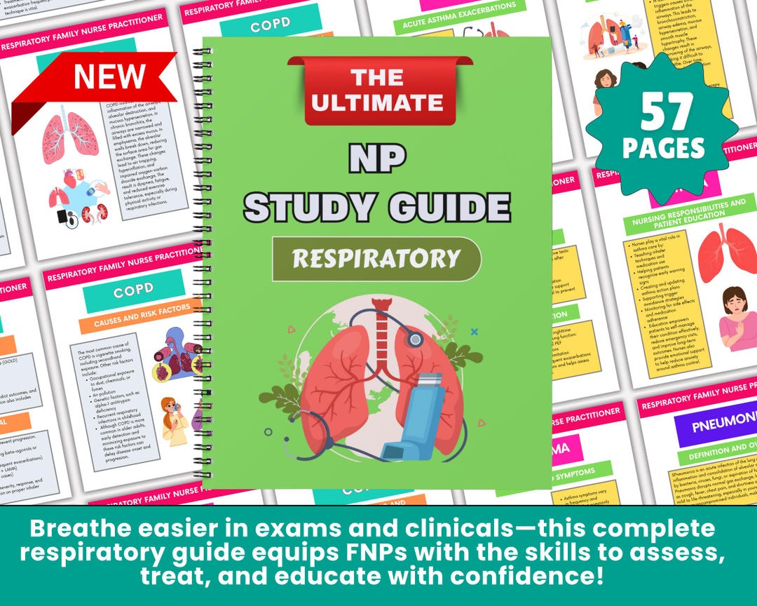 Respiratory Nurse Practitioner Study Guide: FNP Exam Prep - 2025 ...