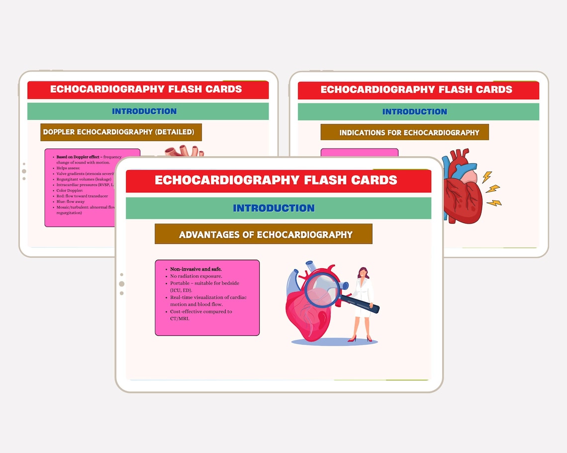 Echocardiography Flashcards | Cardiac Sonography Study Guide ...