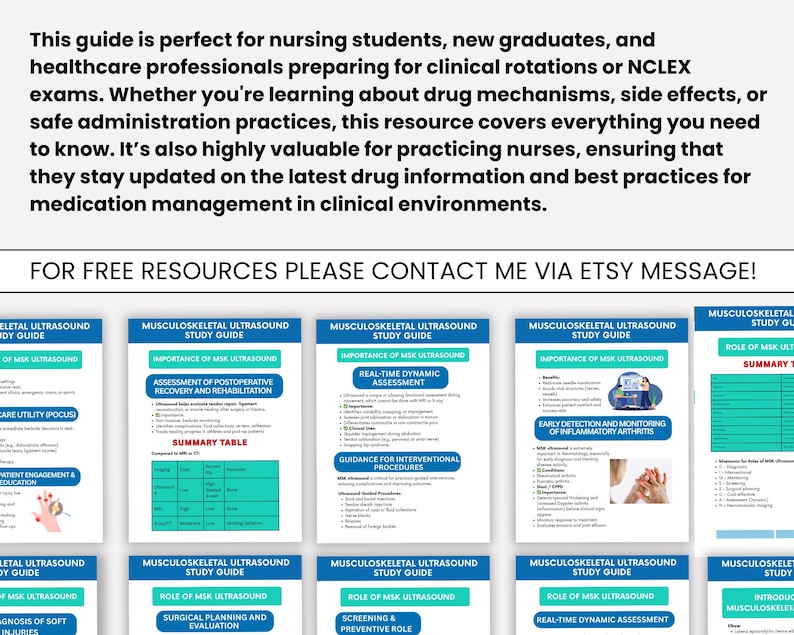 Musculo Skeletal Ultrasound Study Guide | MSK Ultrasound Basics ...