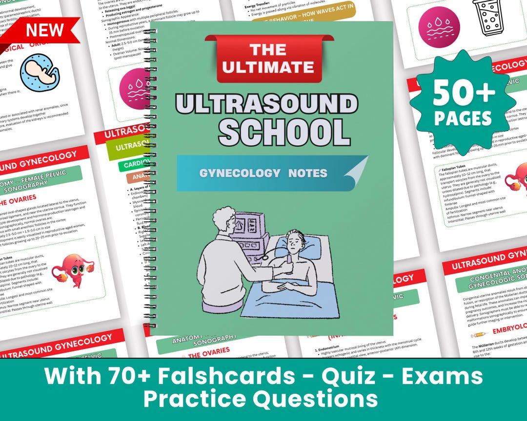 Ultrasound Gynecology Study Guide: Sonographer Exam Prep (digital ...