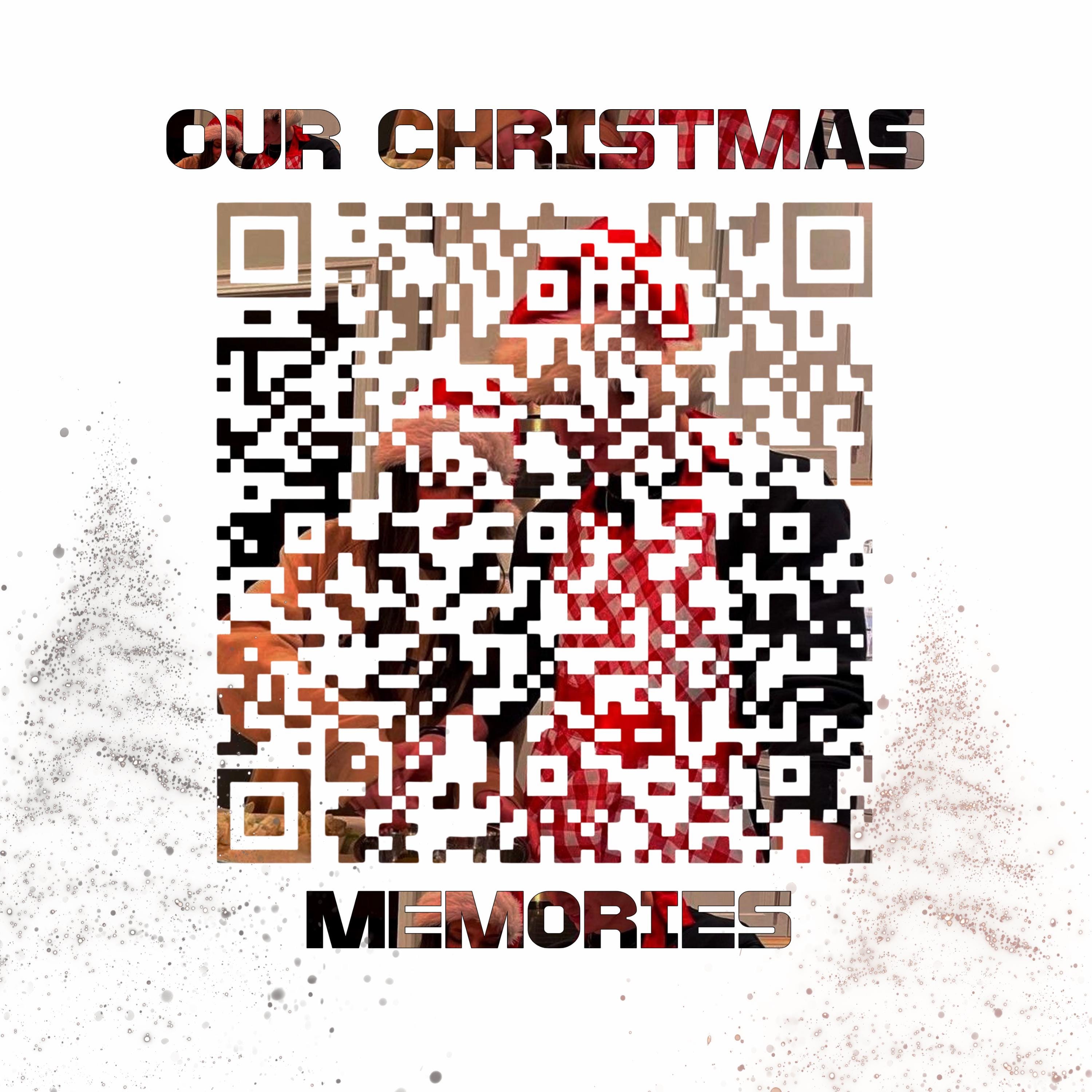 Personalized Christmas QR Code Gift • Hidden Photo Reveal (digital ...