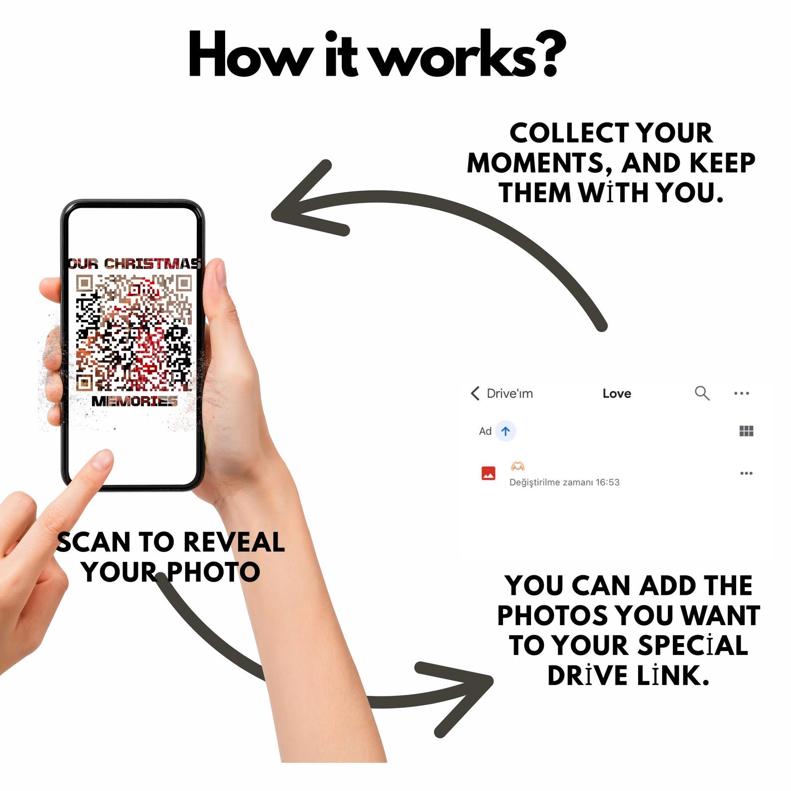 Personalized Christmas QR Code Gift • Hidden Photo Reveal (digital ...