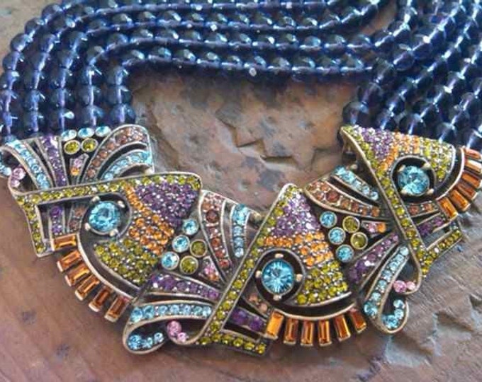 Magnificent Heidi Daus Choker RARE Artedellamoda - Etsy