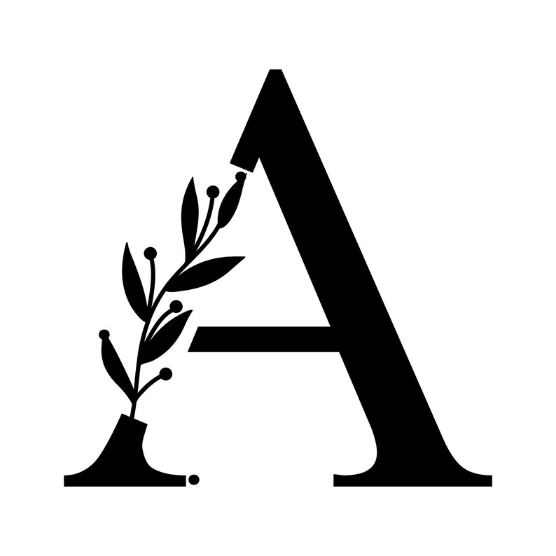 A Alphabet Design, Digital Download Only, SVG - Etsy