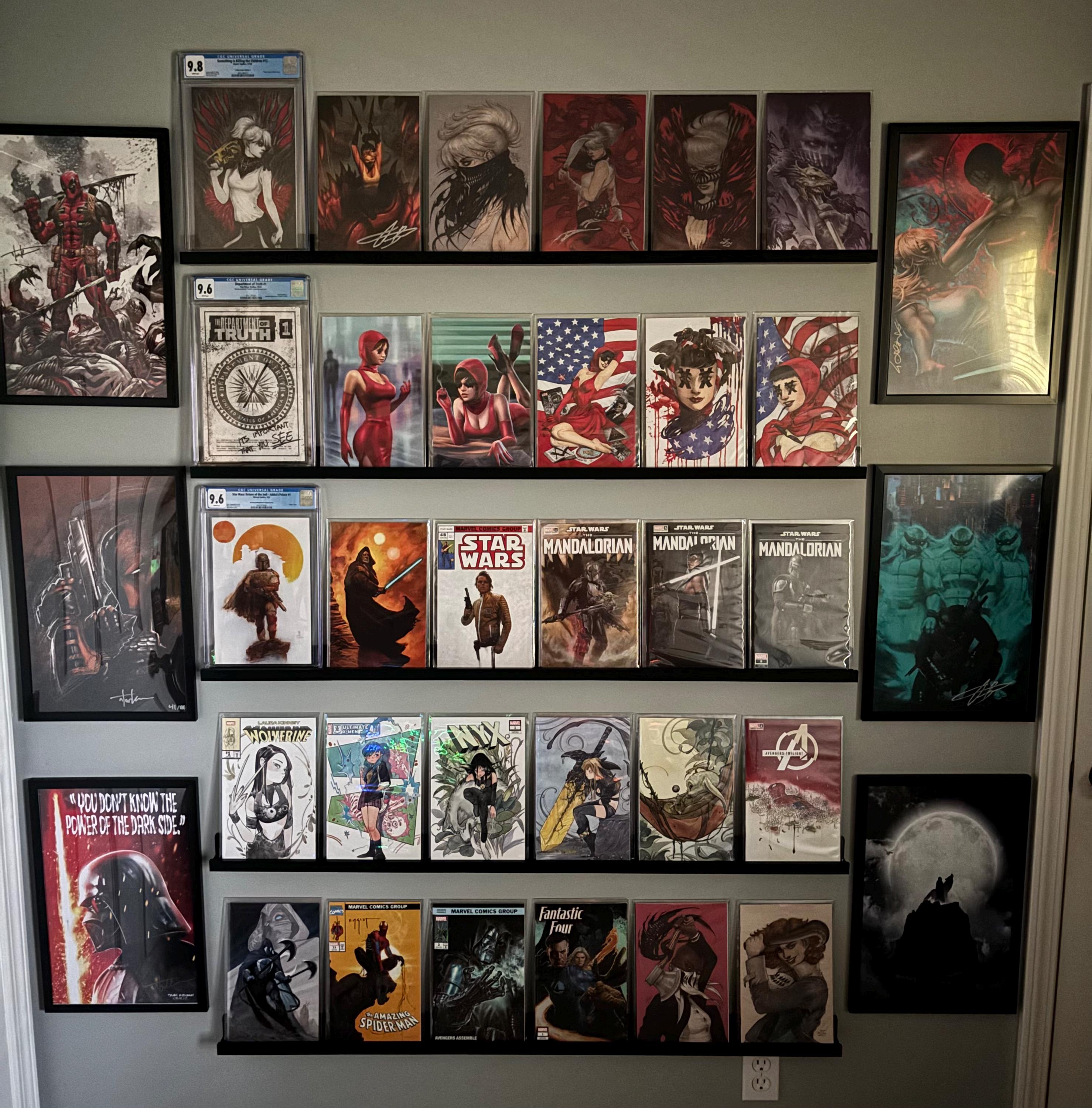 Comic Book Display Shelf | Modular Wall Mount for Comics | 3D Printed ...