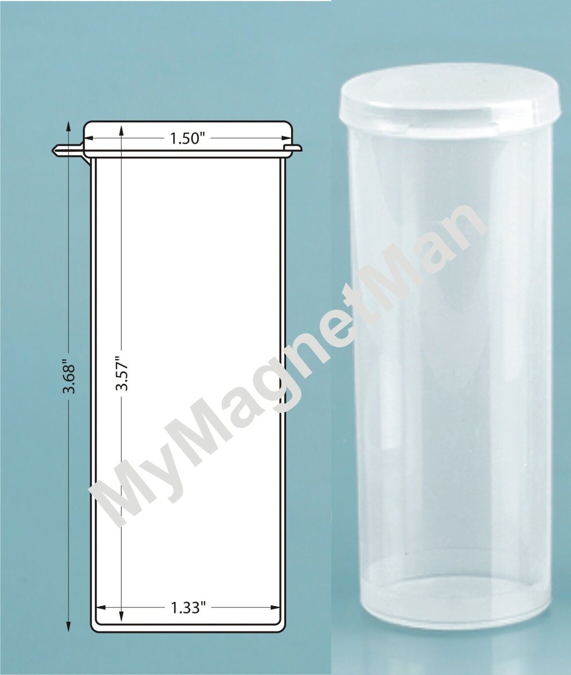 Magnakoys® 3.70 Clear 2.5oz Polypro Plastic Craft | Etsy