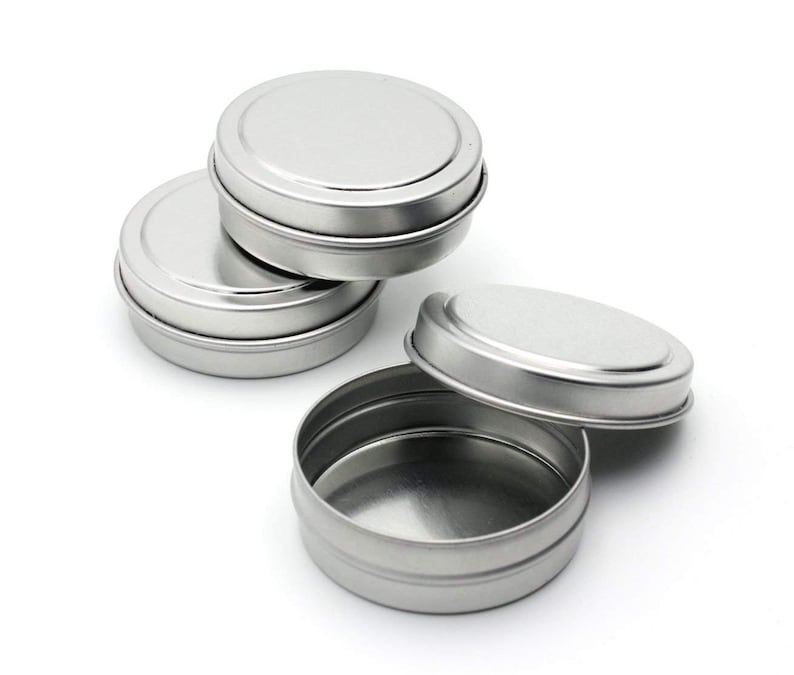 Empty Slip Slide Round Tin Containers for Lip Balm Crafts - Etsy