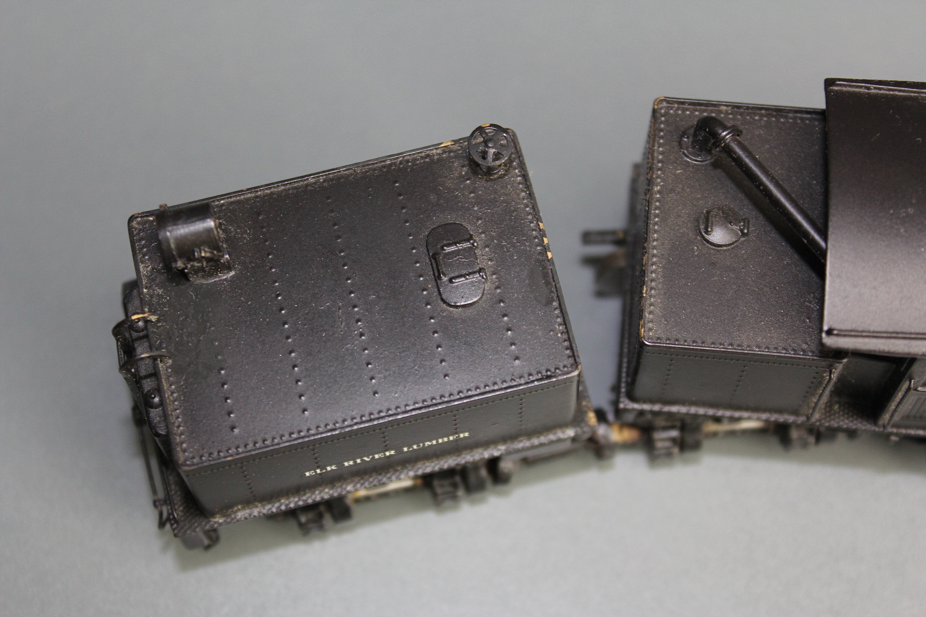 Vintage HO Painted Brass 3-Truck Shay Class B Geared Locomotive PFM United