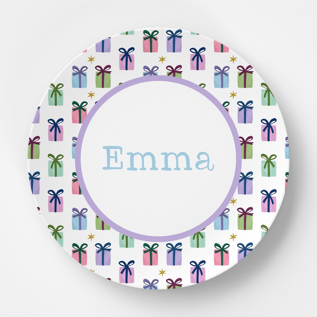 Personalized Birthday Kids Plate: Unbreakable Polymer Dinnerware - Etsy